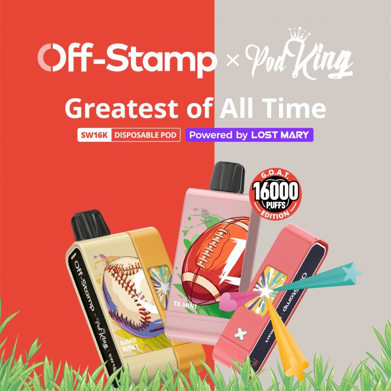 Off-Stamp SW16000 Pod Disposable 5ct Display – SUPREME VAPE